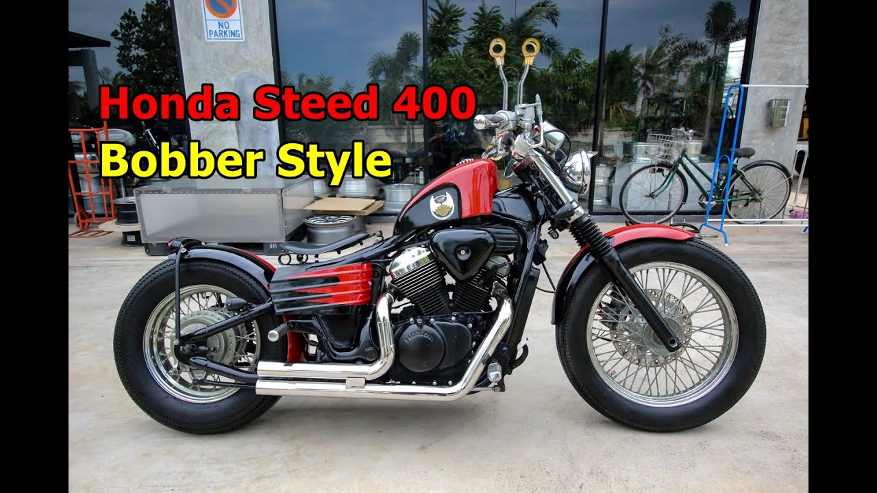 CTW Riders : Honda Steed 400 Bobber Style - SOLD - YouTube