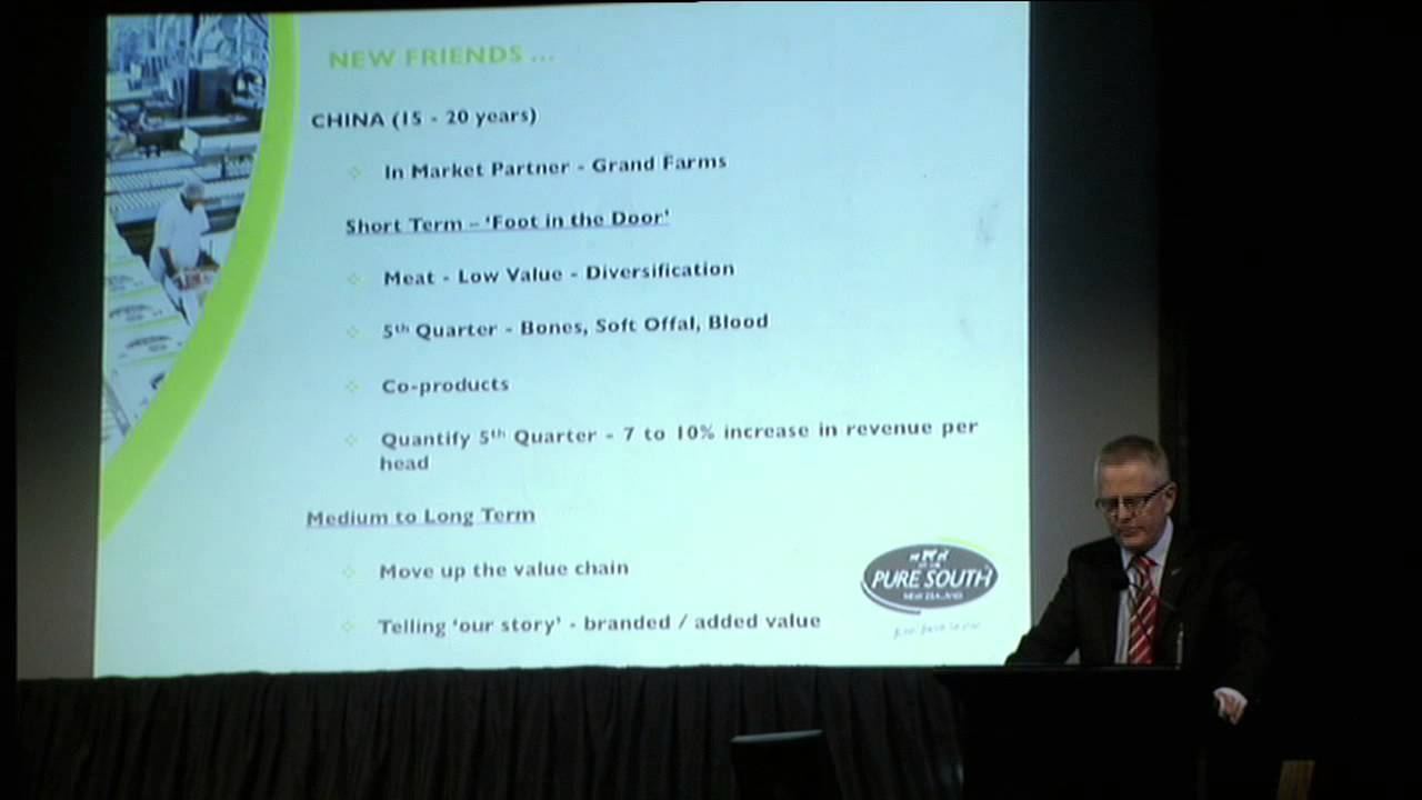 John Rabbitt - Alliance Marketing Manager - 2014 Deer Industry NZ ...