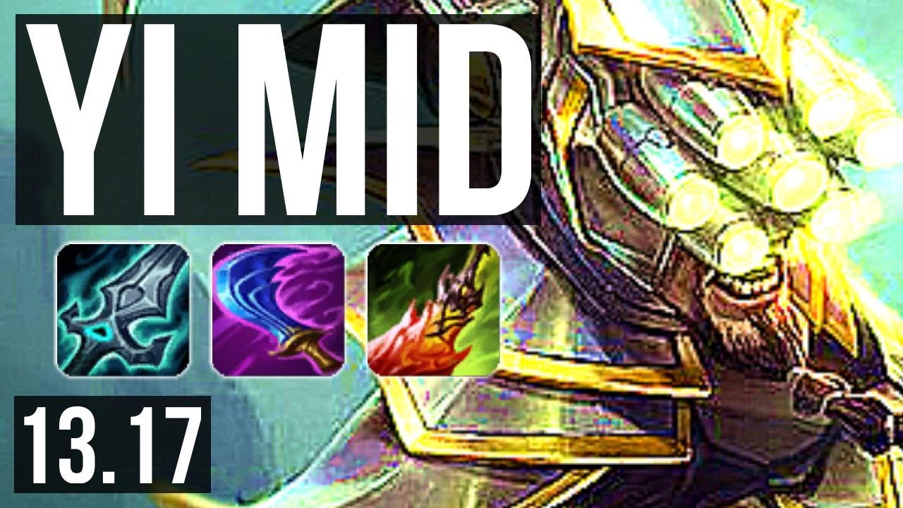 YI vs YASUO (MID) | Rank 2 Yi, 8 solo kills, 17/3/8, Legendary, 500 ...