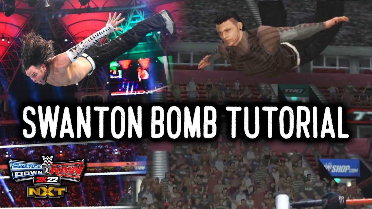 Jeff Hardy Swanton Bomb Tutorial SvR2011 | Create A Finisher - YouTube