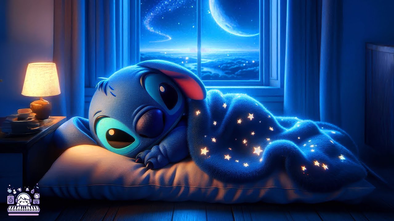 Peaceful Dreams with Stitch 🌙 Soothing Piano for Insomnia Relief ...