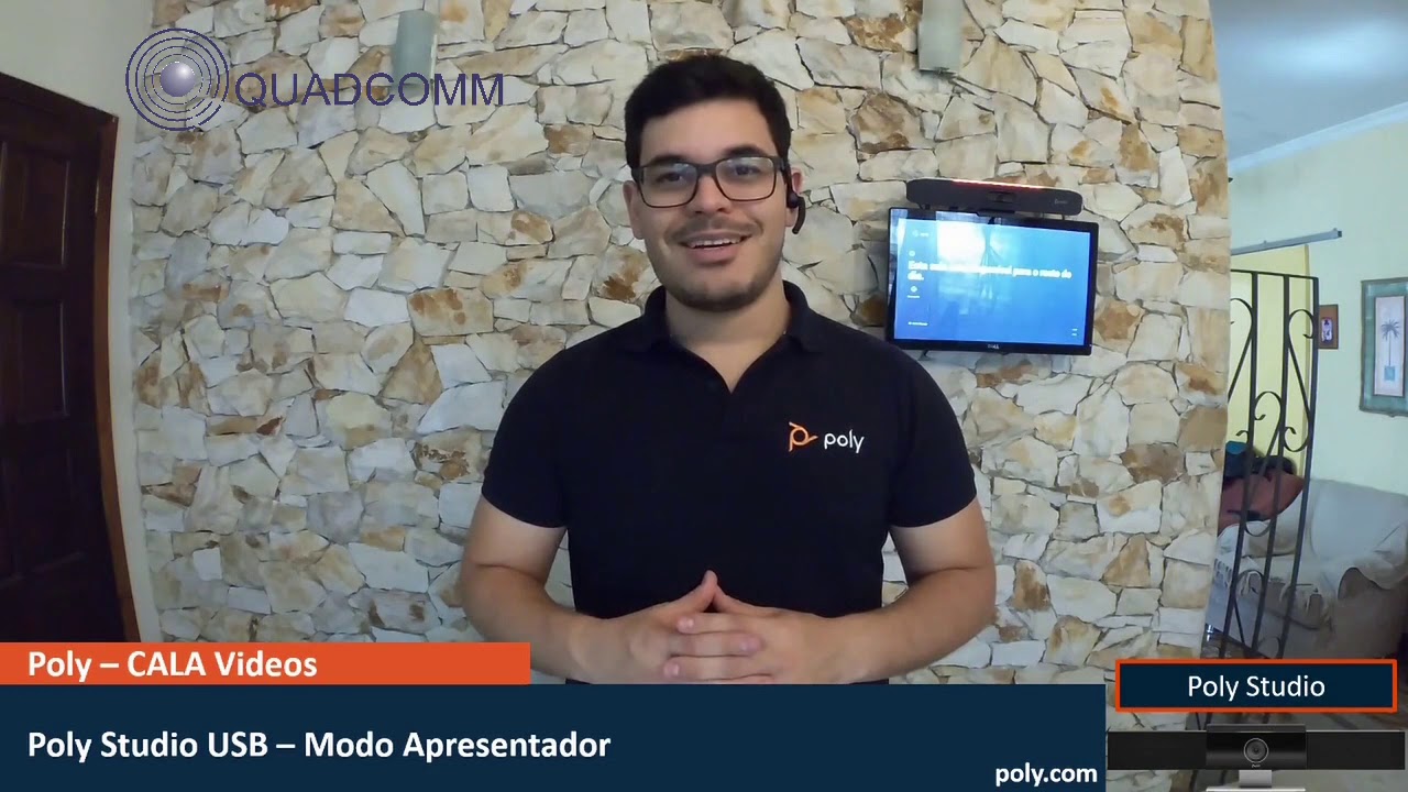Poly Studio Usb Modo Apresentador | QUADCOMM - YouTube