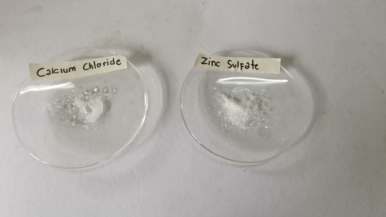 Deliquescence and Efflorescence - YouTube