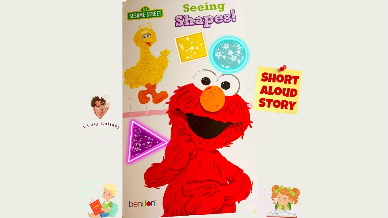 Seeing SHAPES 🟡🟩🔺🩷: SHORT read aloud book 📚 for toddlers and all ages ...