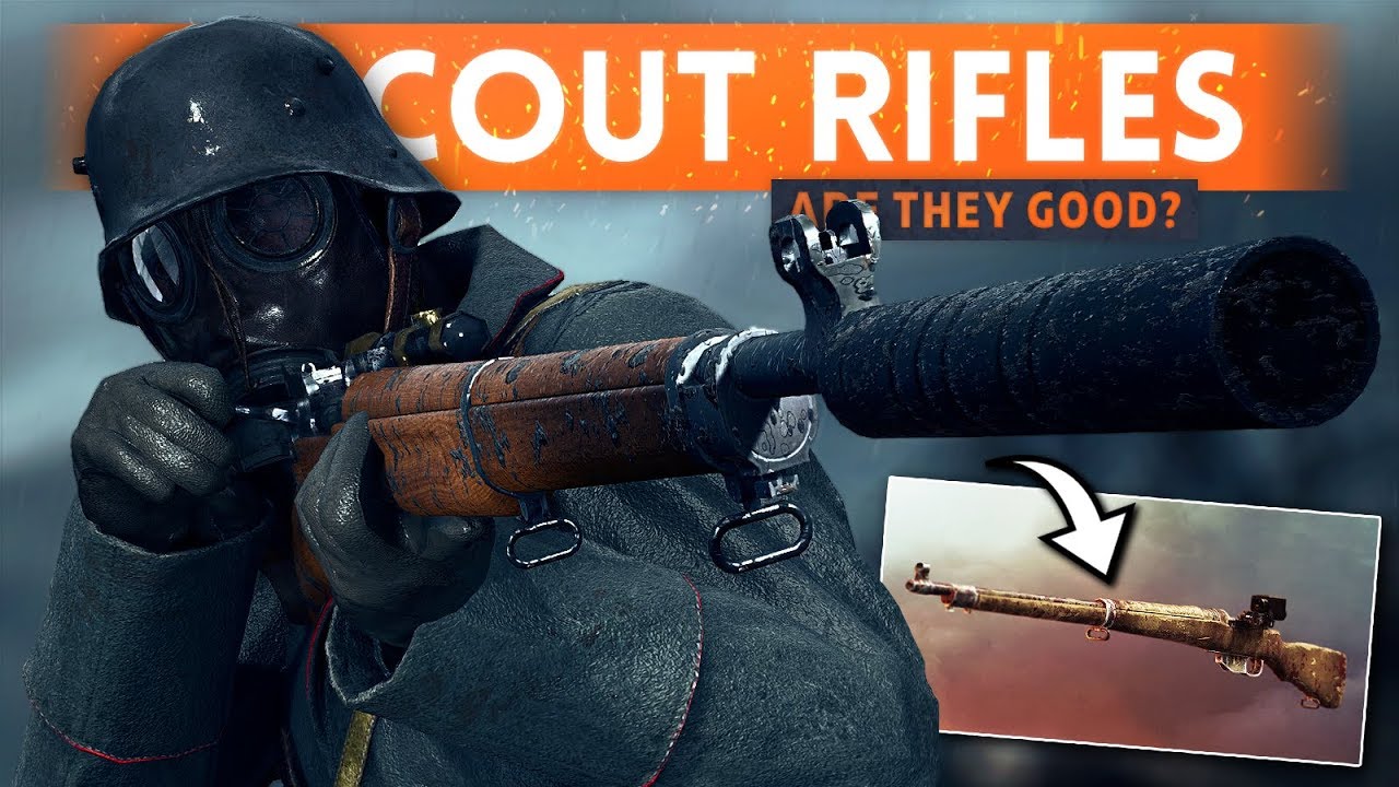4 NEW SCOUT WEAPONS: Are They Good? - Battlefield 1 Weapon Crate DLC ...