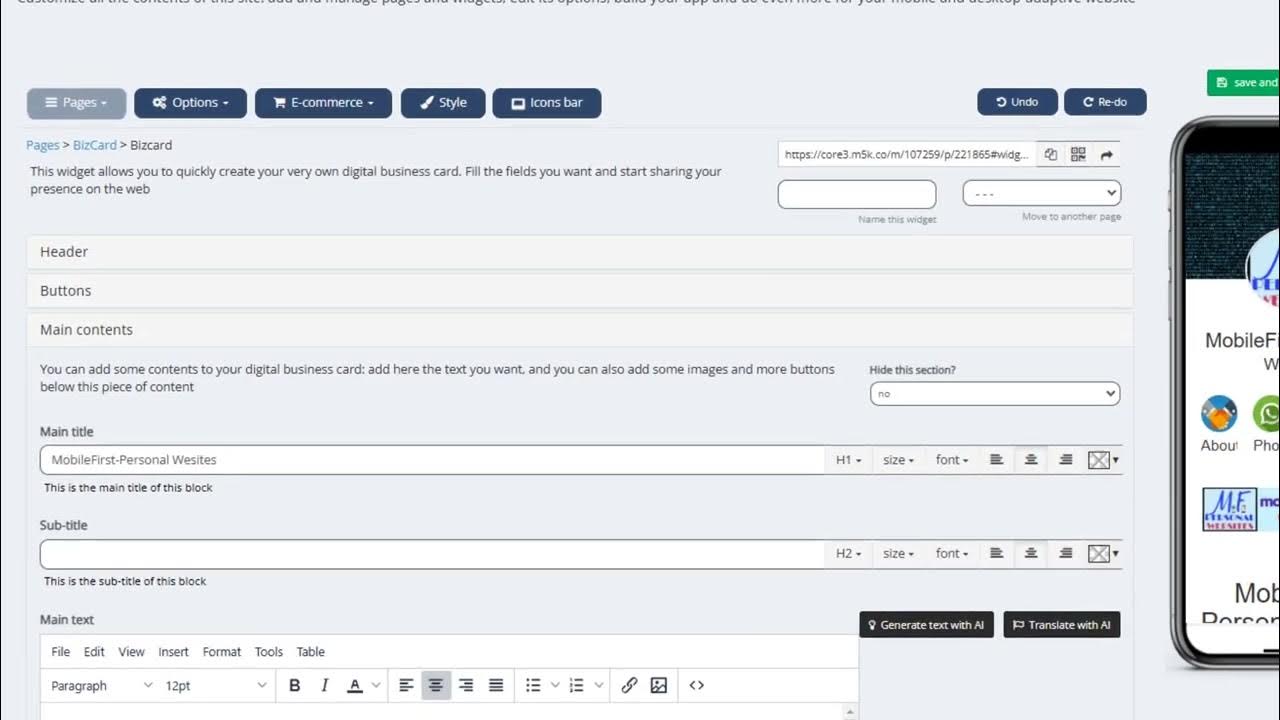 How to Create a Portfolio on Mobilefirst-personal.com Platform - YouTube