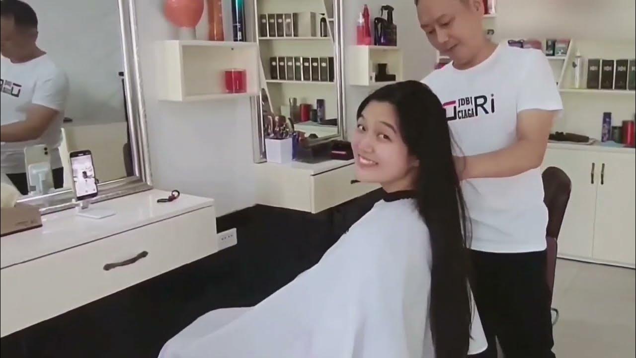 my headshave...I shaved off my long hair!! - YouTube