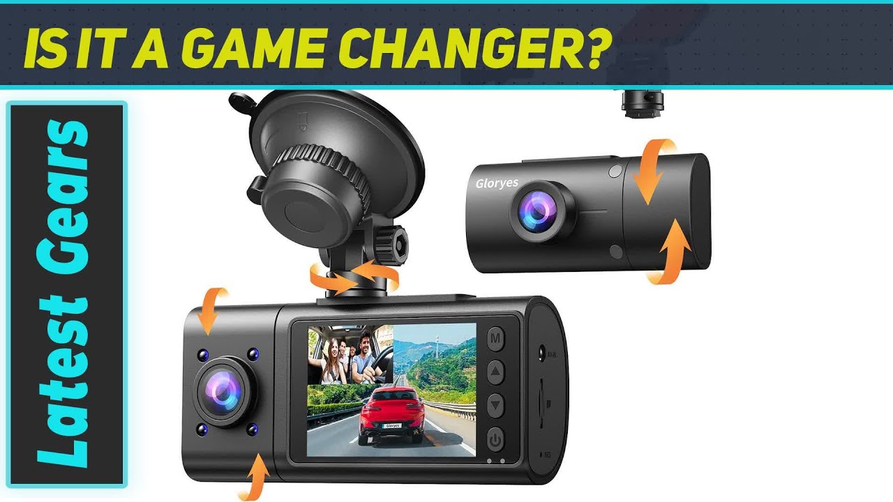 Gloryes Dash Cam Front and Inside: Your Reliable Partner for Safe Driving - YouTube
