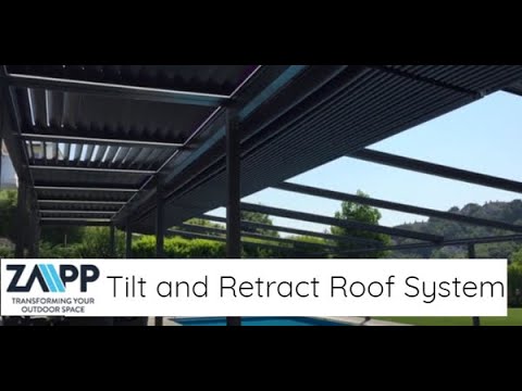 Aerolux Tilt and Retract Roof System | Zapp Outdoor - YouTube