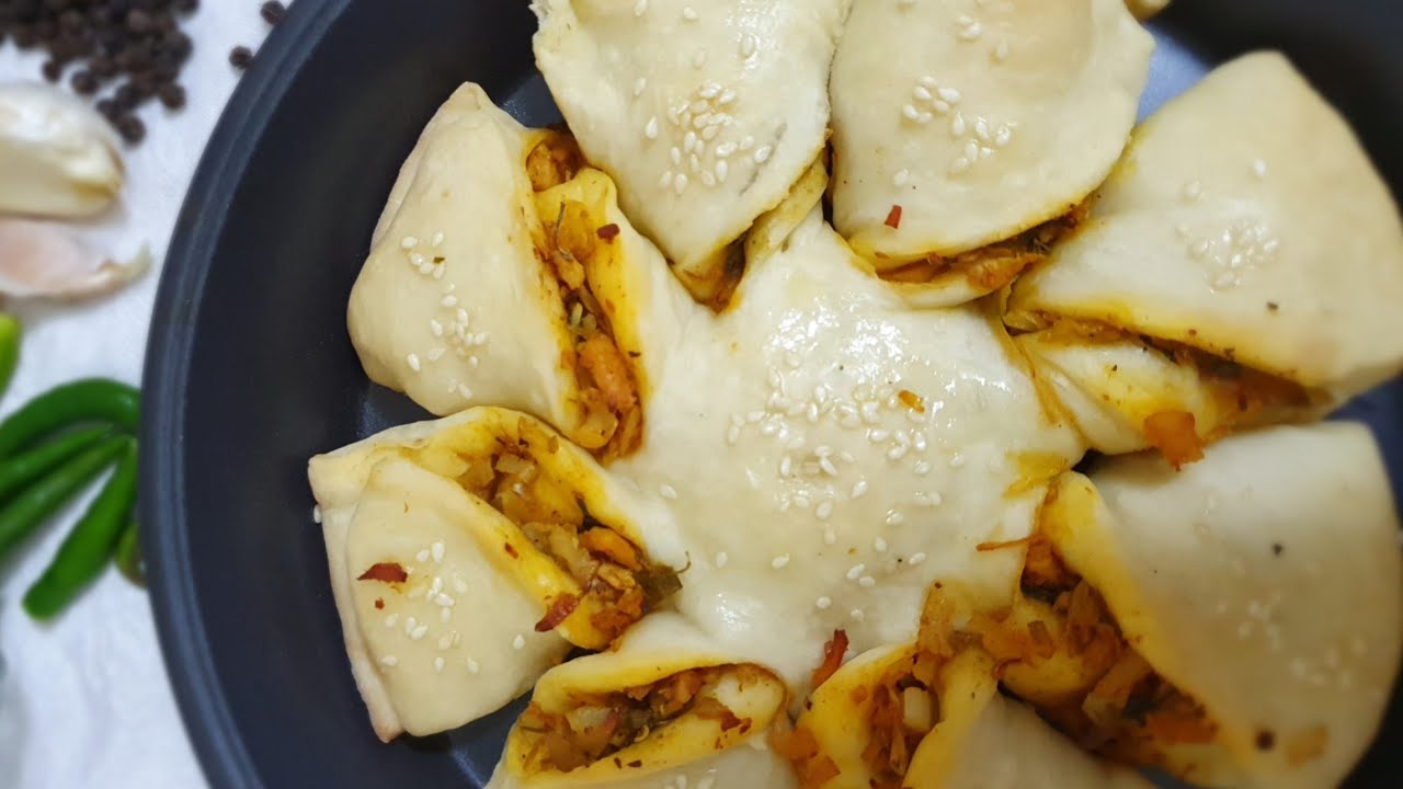 Sun flower Chicken bread | സൺഫ്ലവർ പോലൊരു ചിക്കൻ വിഭവം | hai recipe ...