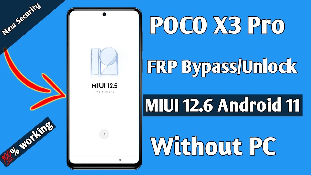 Poco X3 Pro Frp Bypass Android 11 Without PC/Remove Google Account Look ...