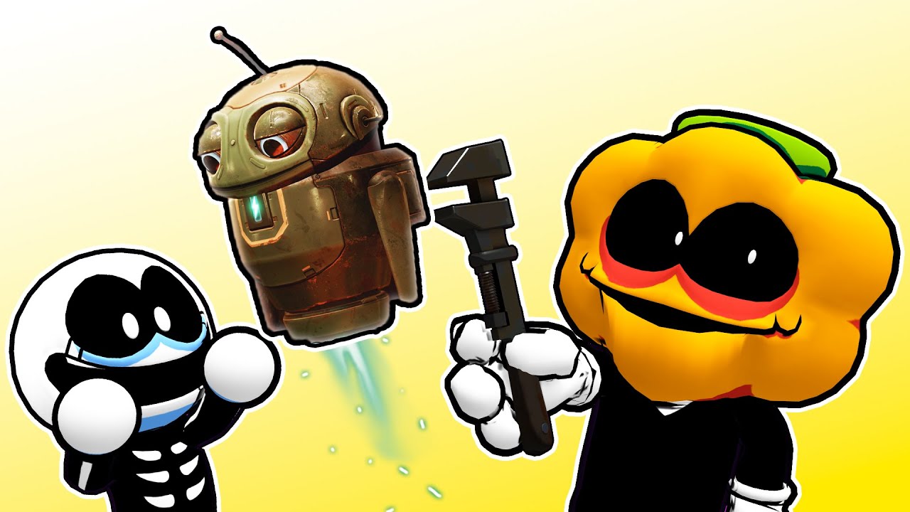 Pump Builds A ROBOT!?!?! (Baby in Yellow Modded Machinima) - YouTube