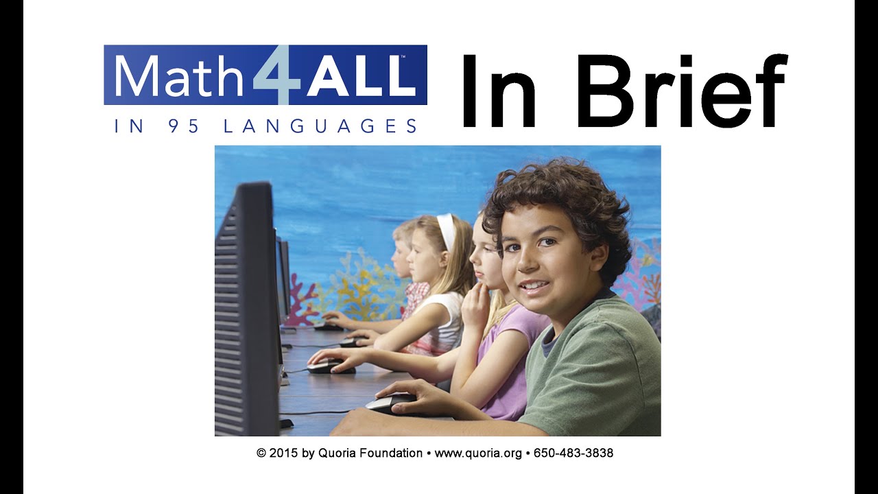 Math4ALL In Brief - YouTube