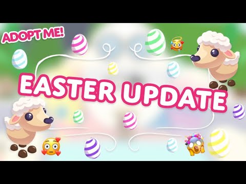 Easter Egg Update || Adopt Me ! || Lamb Pet || All Easter Egg Hiding ...