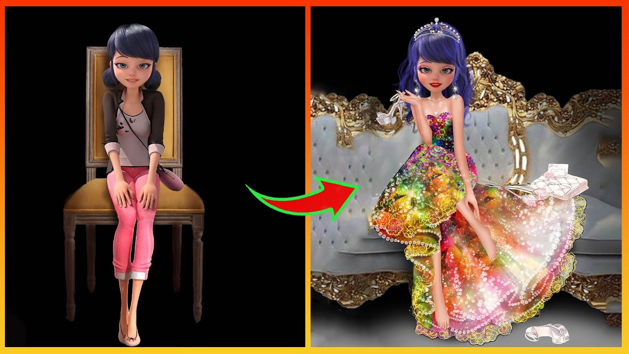 Miraculous Ladybug Transformation Princess- Miraculous Ladybug Art ...