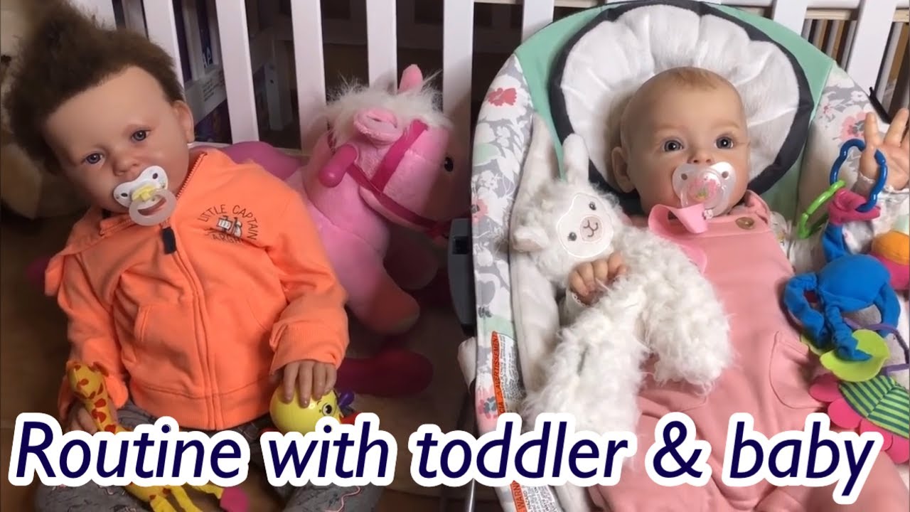Night Routine of a toddler and a baby | Reborn role play | Reborn ...