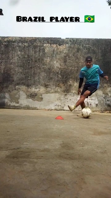 NORMAL PLAYER VS BRAZIL ☠️🥶🇧🇷 PLAYERS #football #tutorial #shorts # ...