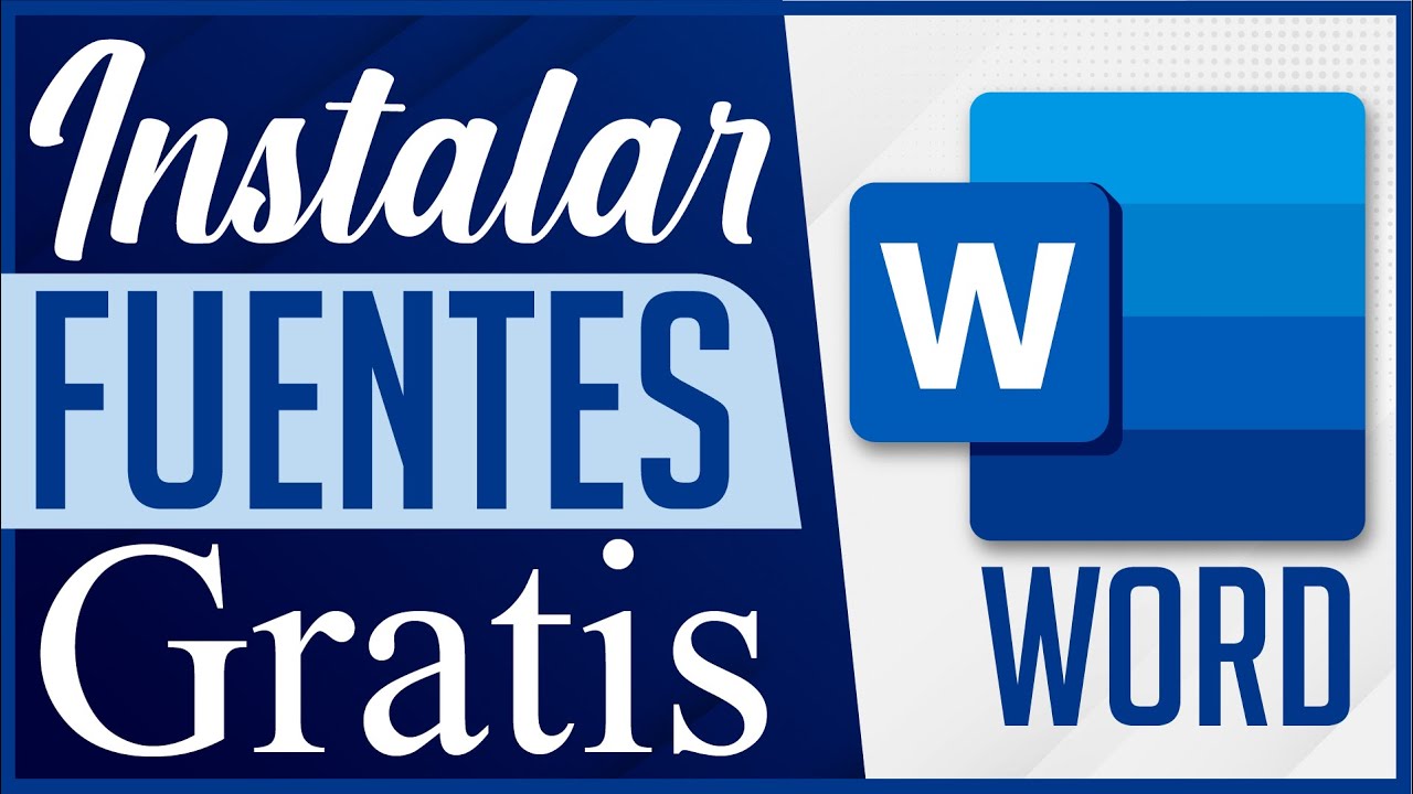 Descargar e Instalar Fuentes Gratis En Word - Sin Derechos de Autor ...
