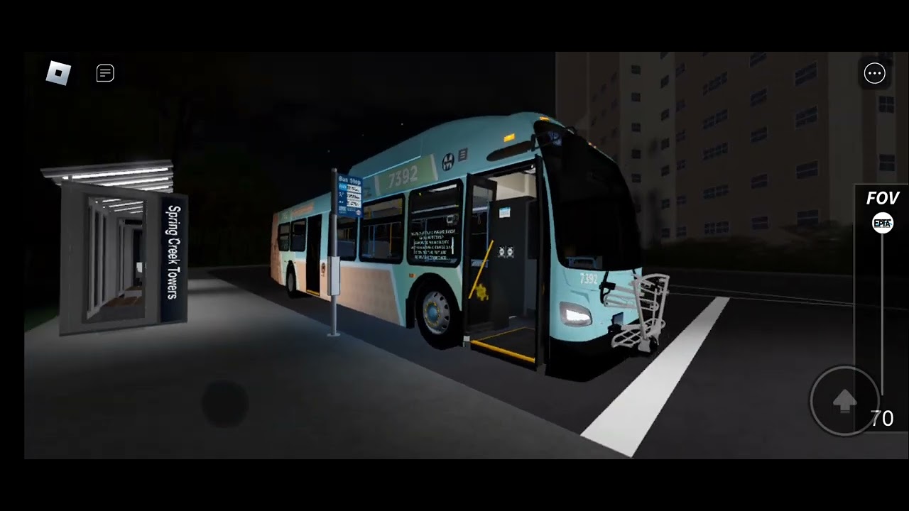 EPTA Roblox: 2021 7392 New Flyer XD40 On Route 82A To Midway Beach ...