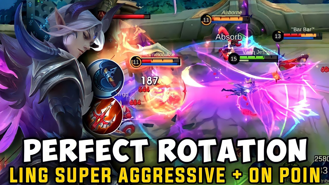 PERFECT ROTATION || LING SUPER AGGRESSIVE & ON POIN GAMEPLAY | LING ...