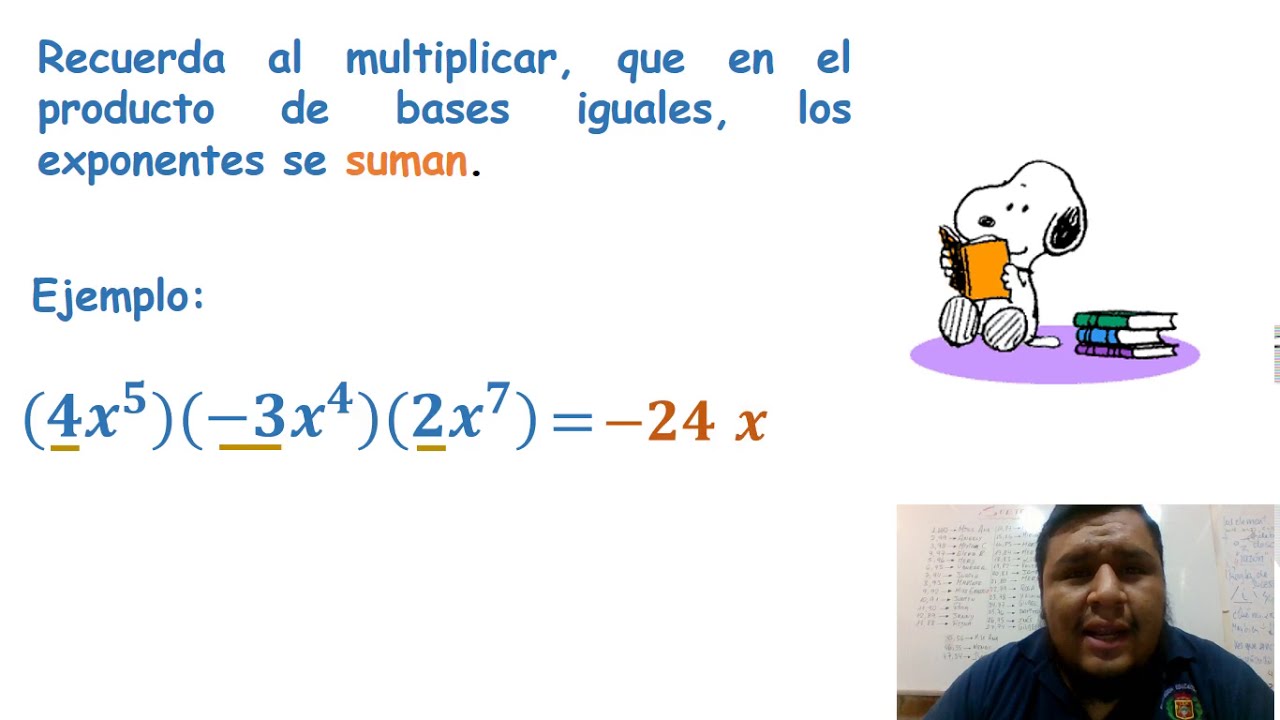 Multiplicación Algebraica (Introducción y ejercicios sencillos) - Nivel ...