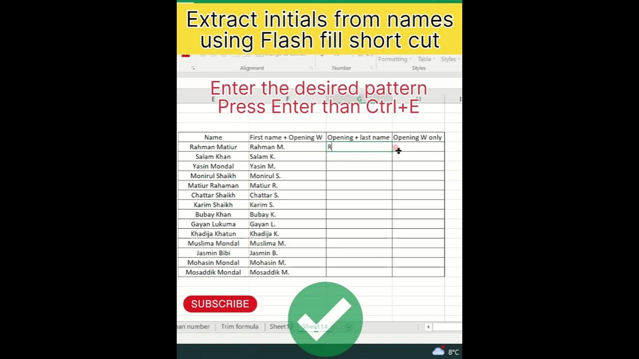 Excel Pro Trick Extract Initials From Name In Excel Using Flash Fill excel-pro-trick-extract-initials-from-name-in-excel-using-flash-fill