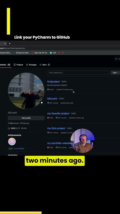 Link your PyCharm to GitHub! - YouTube