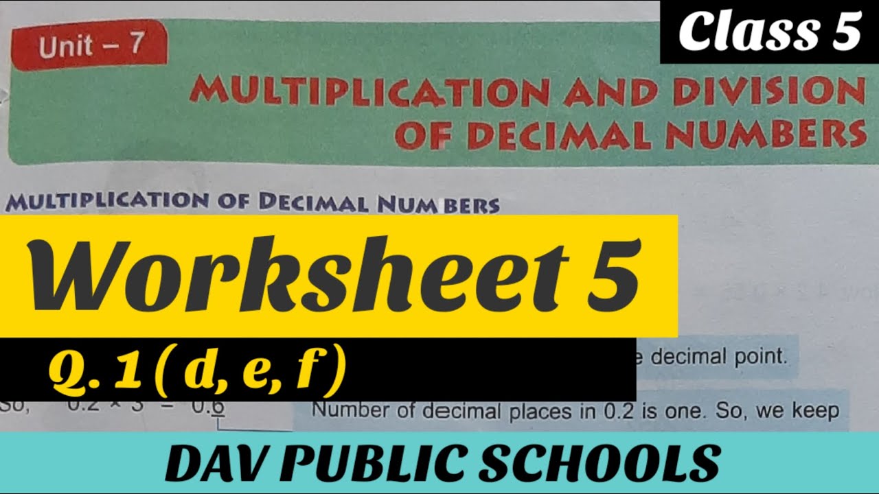Class 5 Maths Unit 7 Worksheet 5 Part 2 YouTube class-5-maths-unit-7-worksheet-5-part-2-youtube