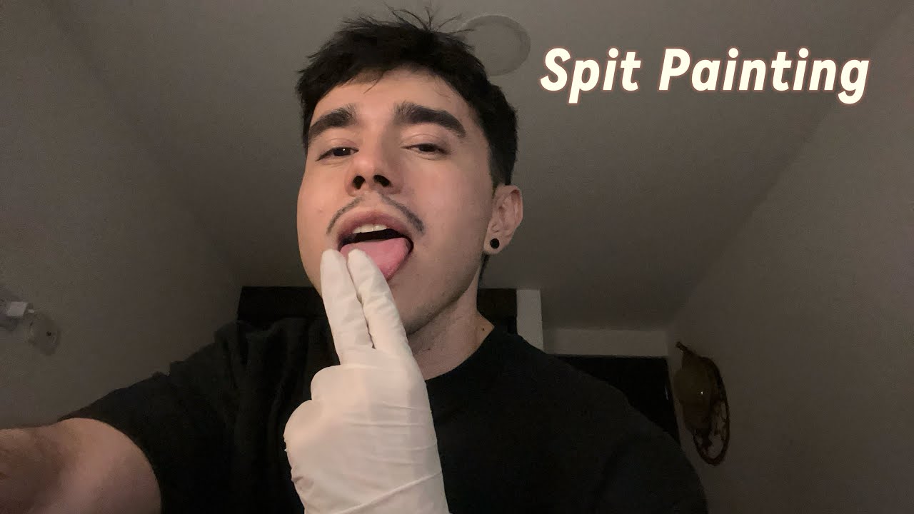 Professional Spit Painting ASMR | Soothing Face Painting with Gloves ...