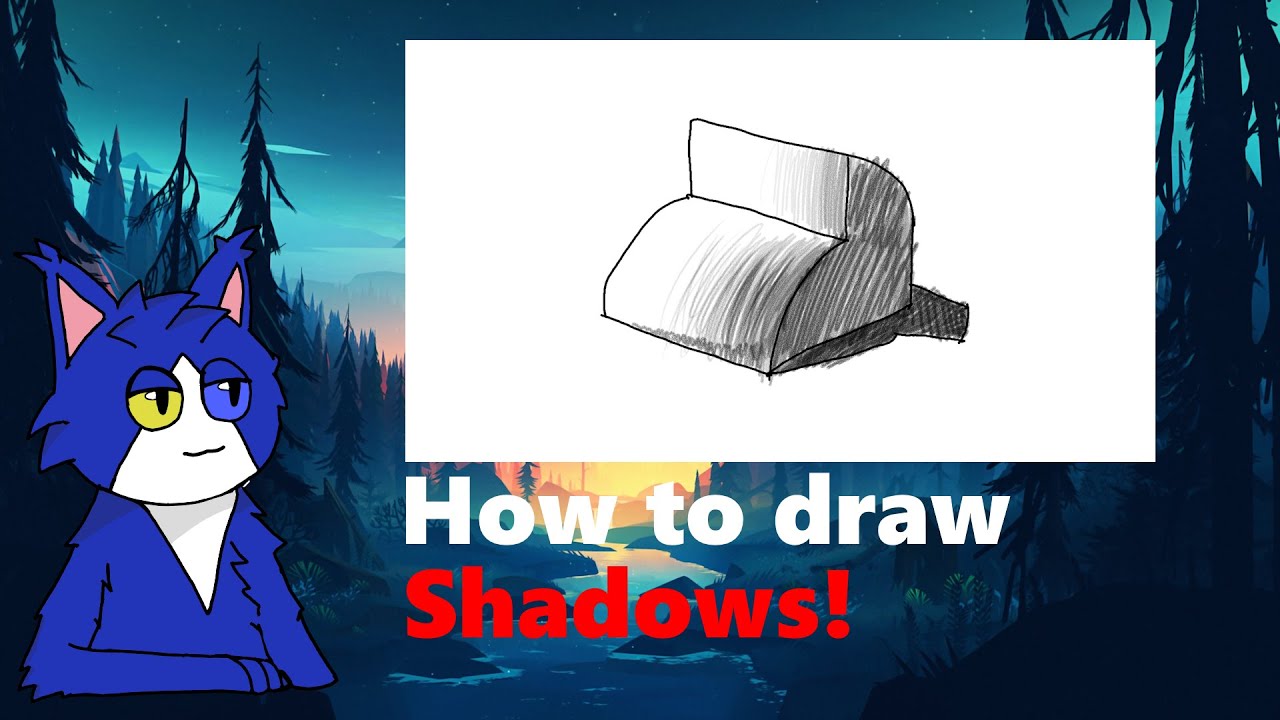 How to draw shadows? (Basics of shadows, cubes, circles) - YouTube