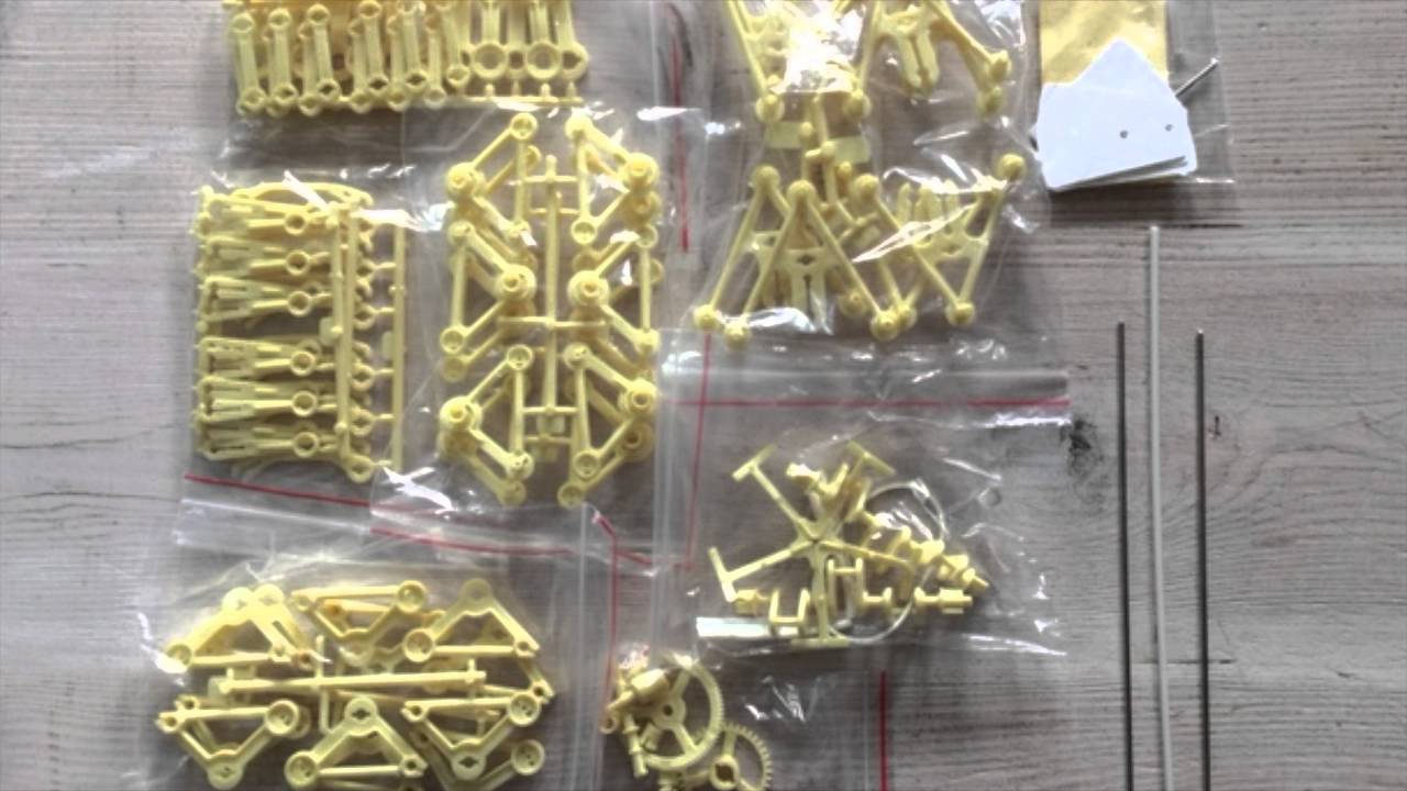 Strandbeest - Wind Powered DIY Walking Walker Mini - YouTube