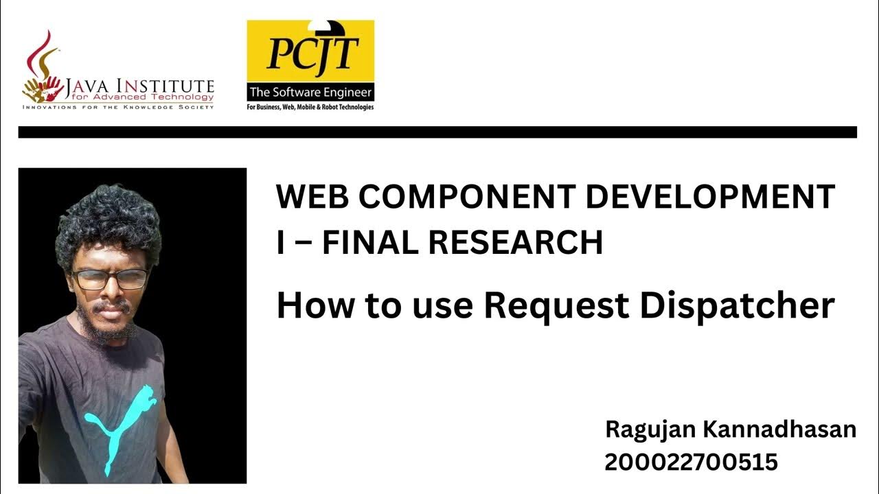 How to use Request Dispatcher - YouTube