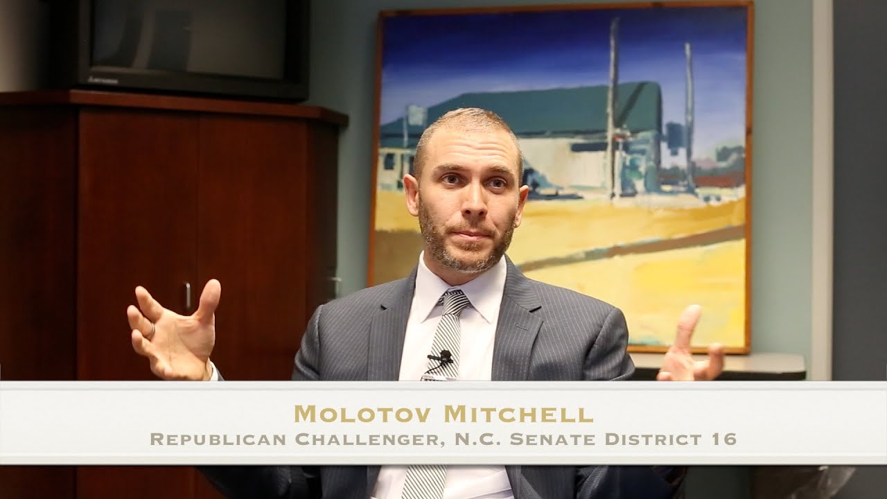 Video Questionnaire: N.C. Senate Candidate Molotov Mitchell - YouTube