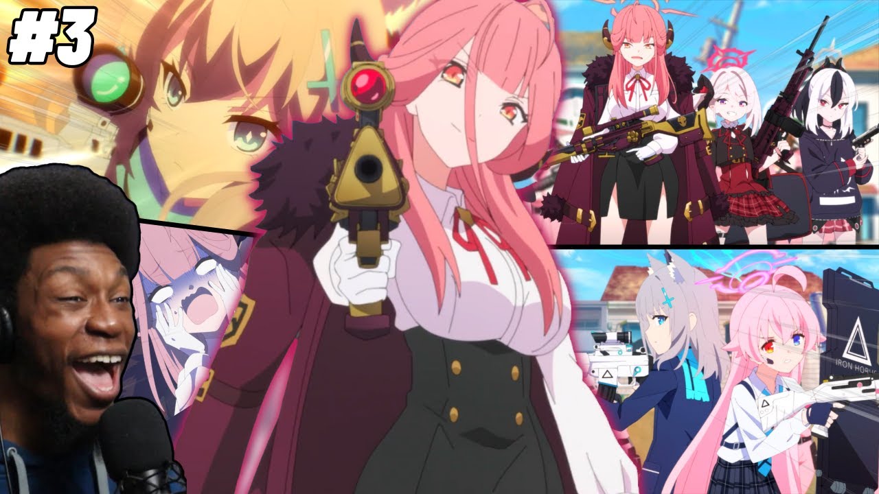 PROBLEM SOLVER 68!! Blue Archive Anime Episode 3 REACTION - YouTube