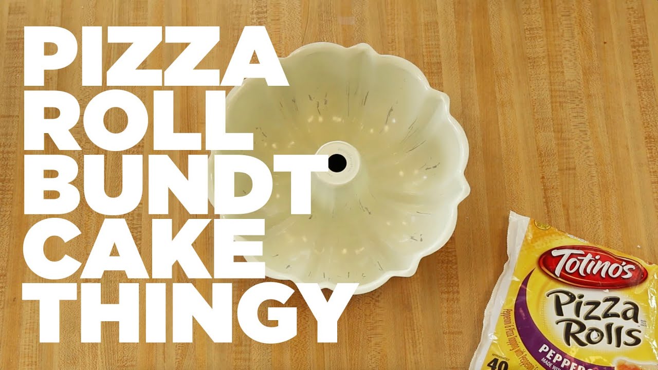 Pizza Roll Bundt Cake Thingy - YouTube