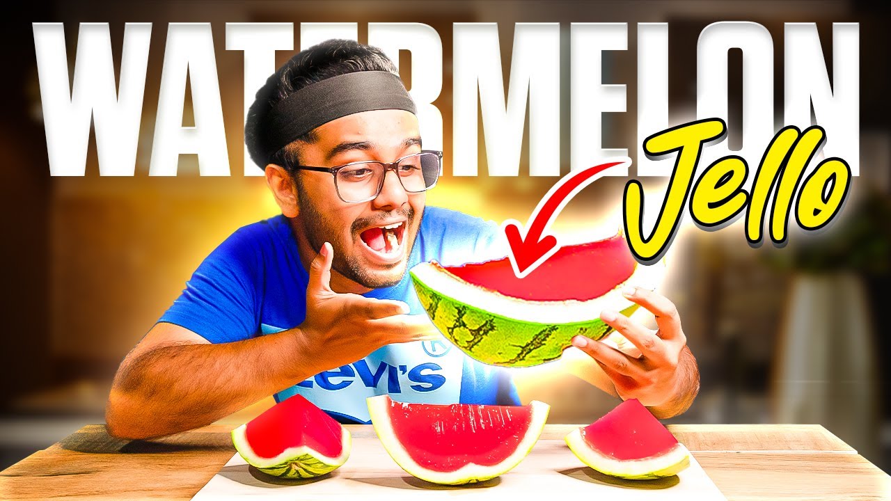 WATERMELON JELLO | Easy Jelly Idea | Make The Taste - YouTube