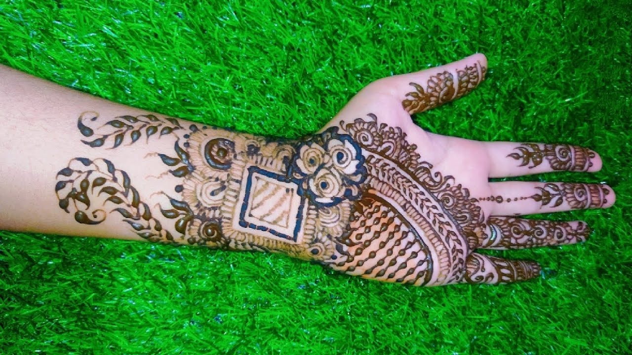 New mehedi design 2023//simple mehedi design//beautiful easy mehndi ...