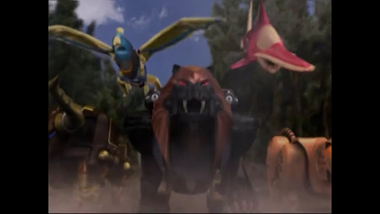 Power Rangers Wild Force Animus Transformation - YouTube