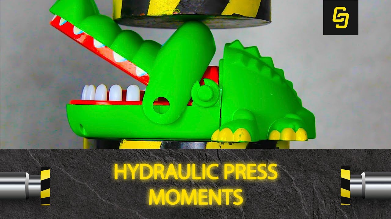 Hydraulic press moments - YouTube