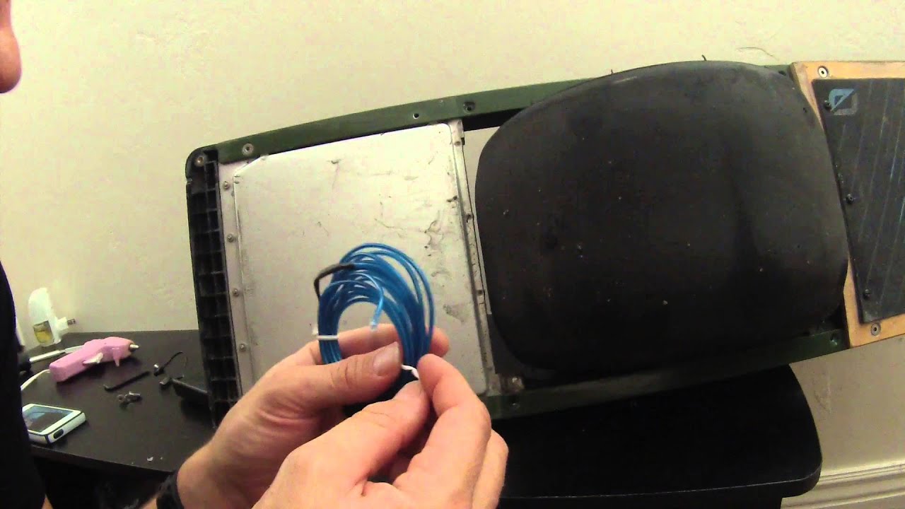 OneWheel EL Wire install - YouTube