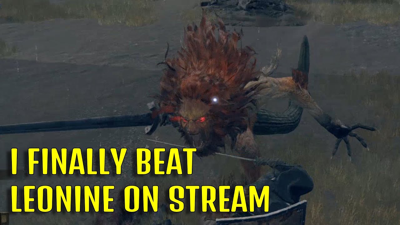 I finally beat Leonine on stream! - First time playthrough - YouTube