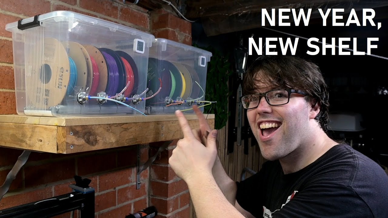 Building the filament storage system of my dreams! - YouTube