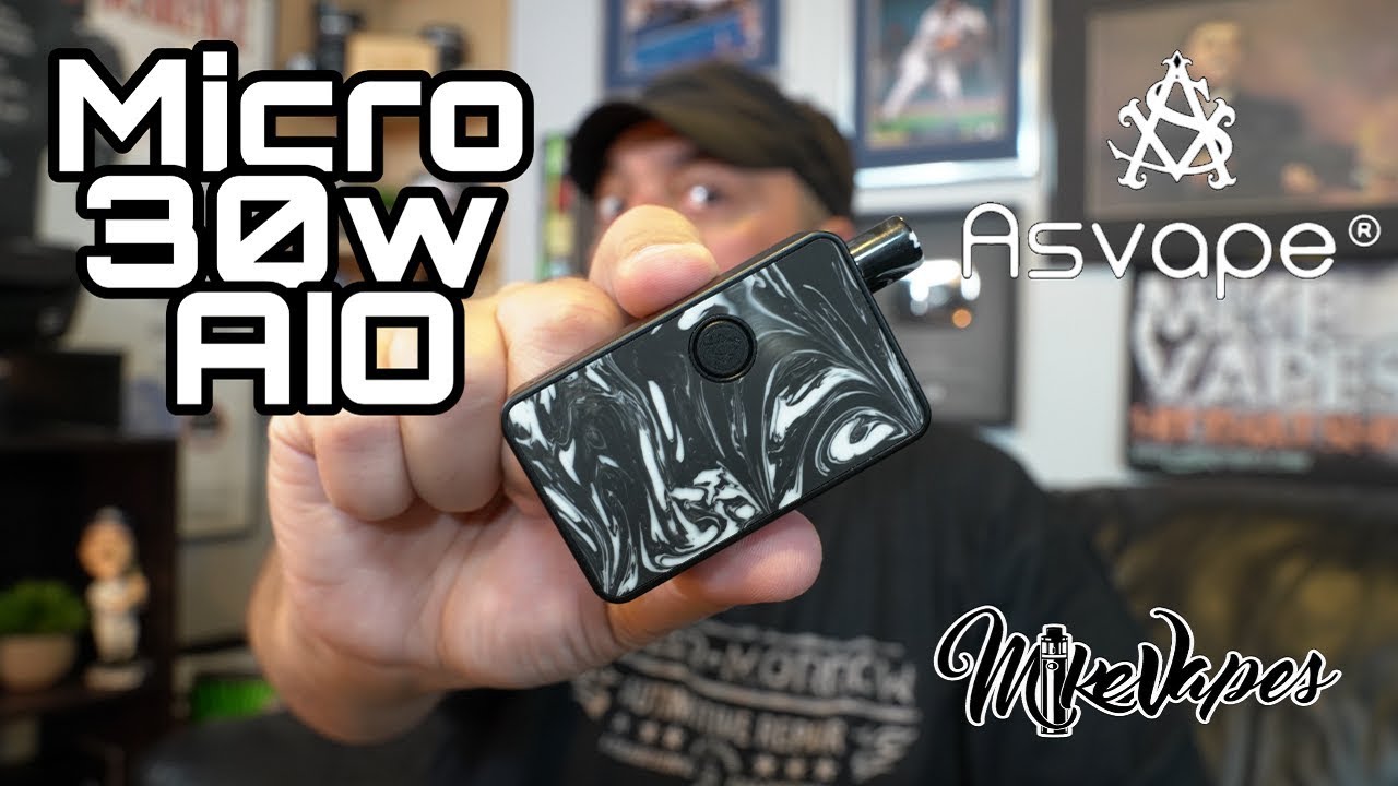 Asvape Micro 30w Pod Vape AIO Review - YouTube