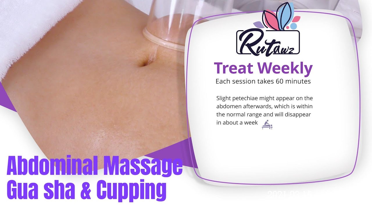 Abdominal Massage (Back Gua Sha & Back Cupping) with RUTAWZ BBL Machine ...