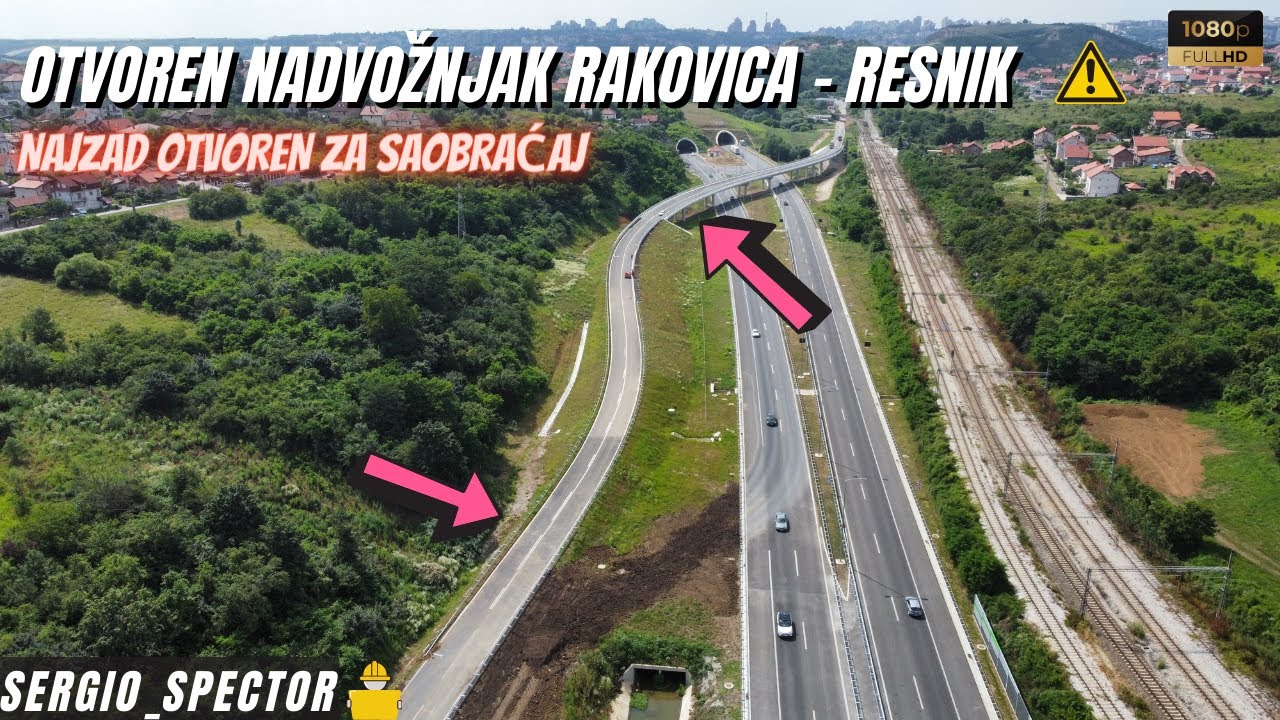 Nadvožnjak Rakovica - Resnik otvoren za saobraćaj, prva noćna vožnja od ...