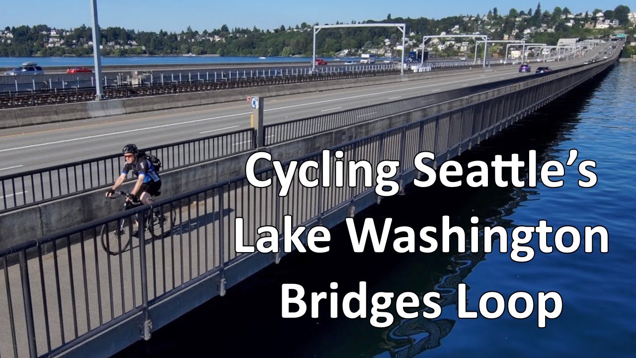 Seattle's Lake Washington Bridges Loop and Mercer Island Cycling - YouTube