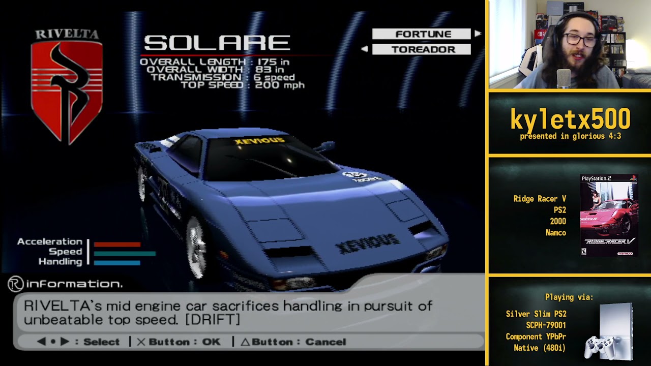 Ridge Racer V (PS2, 2000) - Real PS2 Hardware - More Game(s) After ...