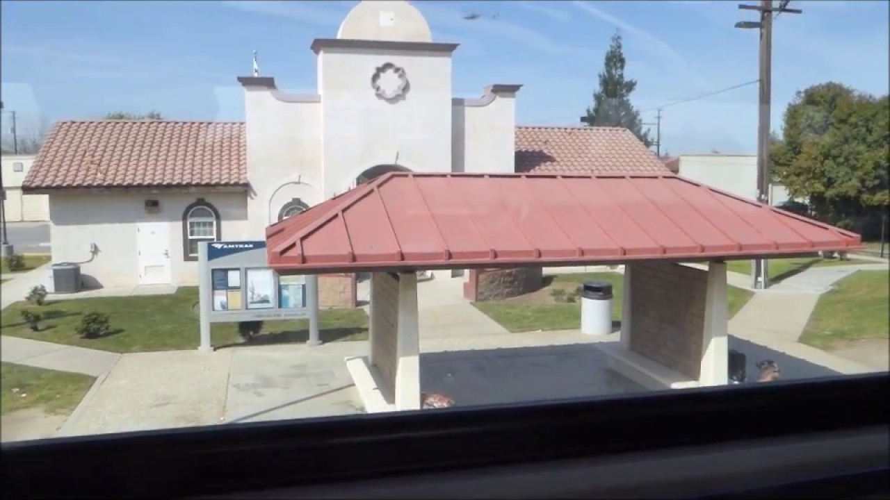 Amtrak 715 & 714-San Joaquins-Bakersfield to Martinez, Stations - YouTube