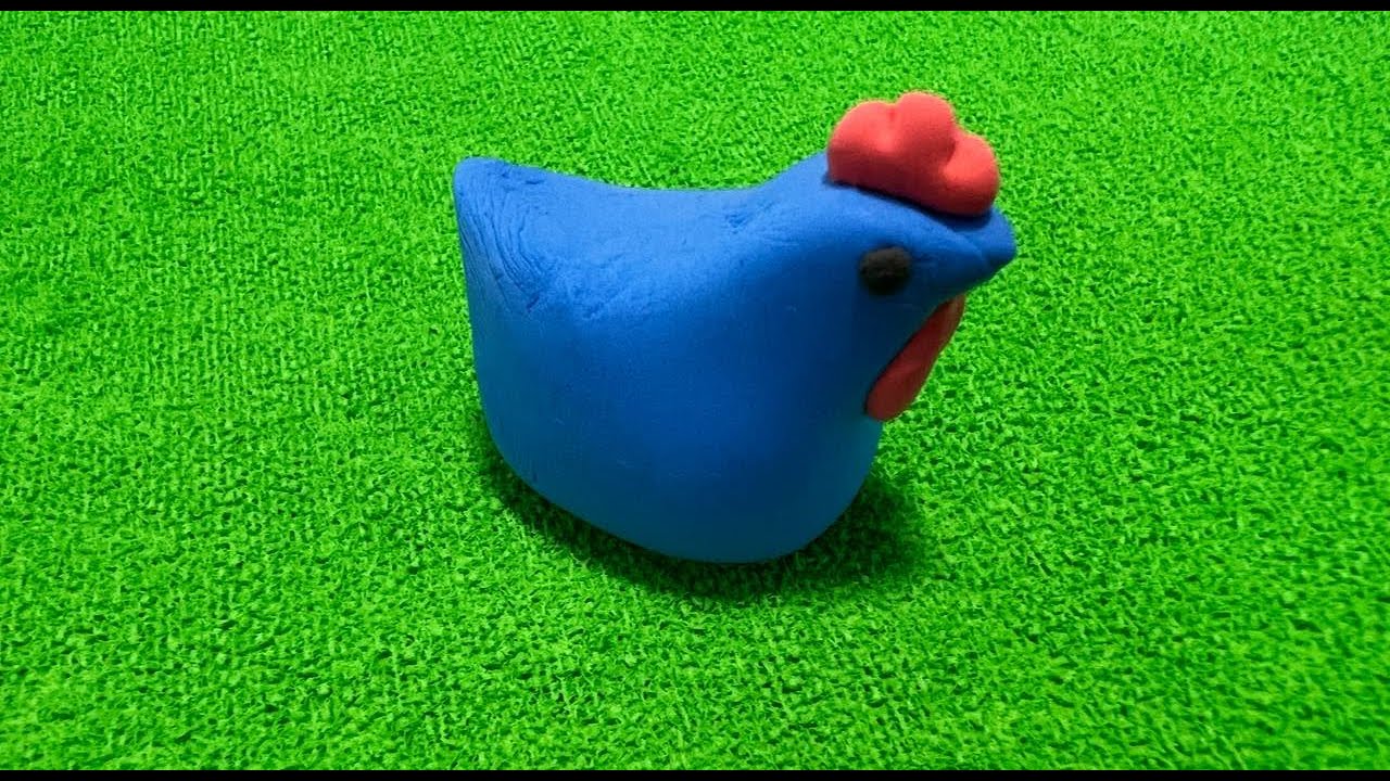 Clay Chick Creation: Sculpting a Charming Hen - YouTube