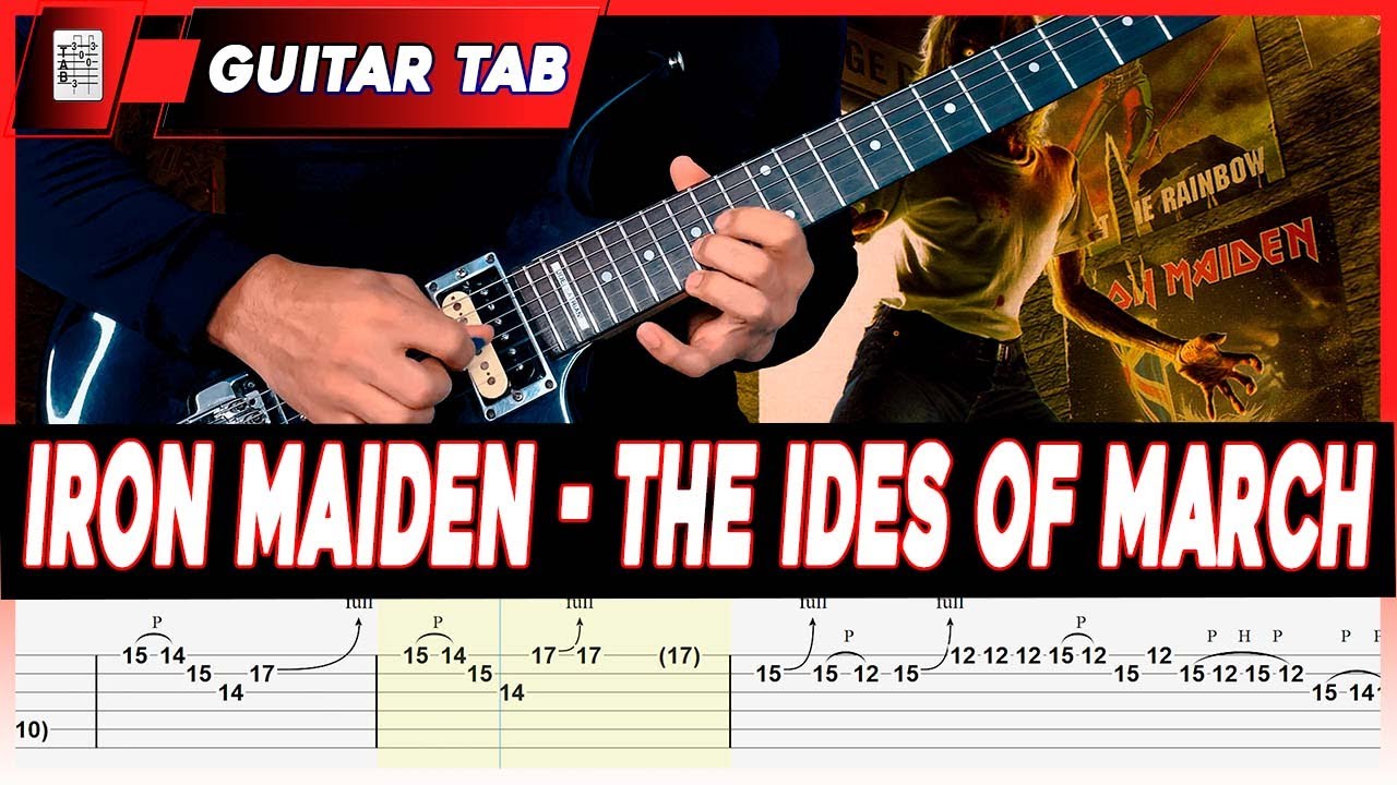 【IRON MAIDEN】[ The Ides Of March ] cover by Masuka | LESSON | GUITAR ...
